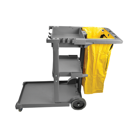 Janitorial and Housekeeping Rolling Utility Cart by Janico®